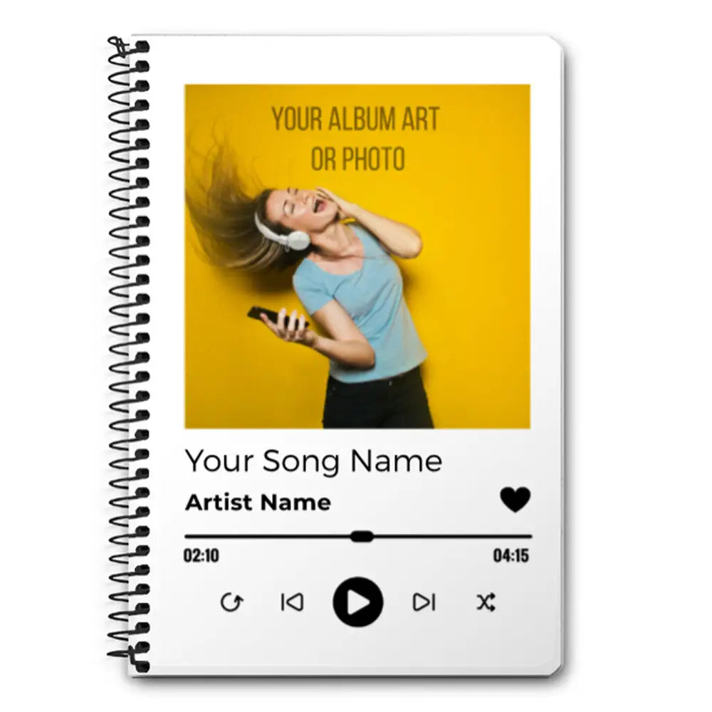 Custom Album Art Notebook | Stylizedd