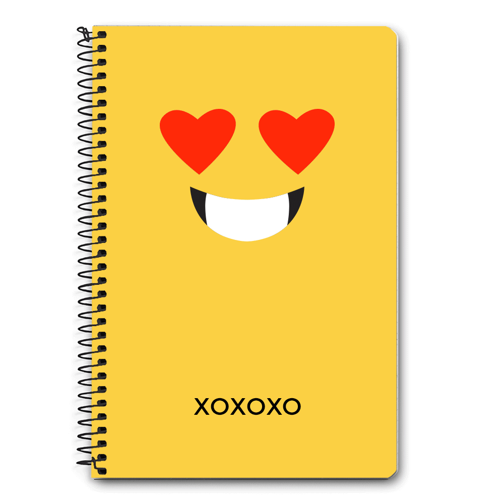Custom Text Emojis Emoticons Face, Notebook – Stylizedd